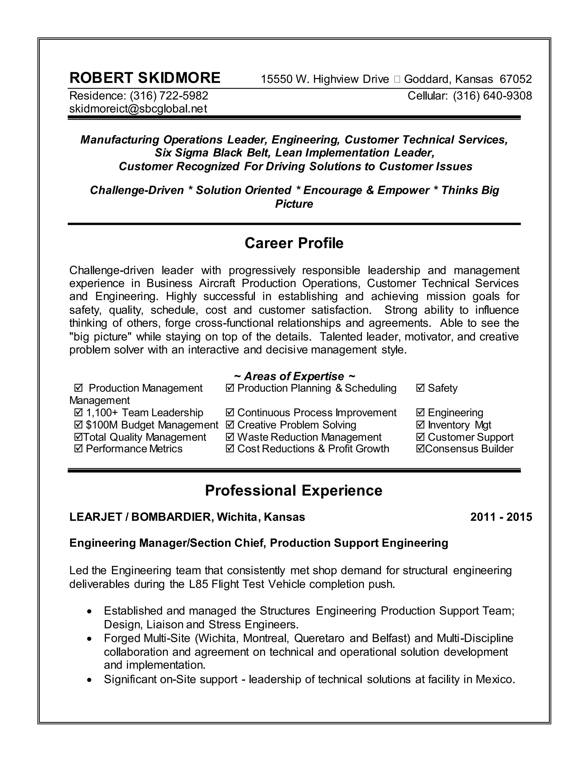 Robert Skidmore Resume 03212015 | DOCX
