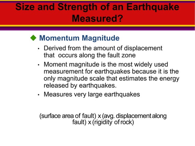 Earthquakes: Introduction and Evaluation | PPTX