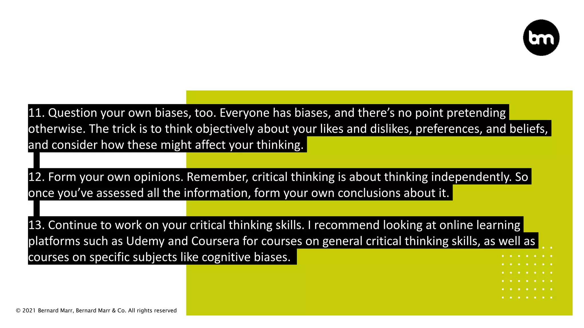 13 Easy Steps To Improve Your Critical Thinking Skills | PPT