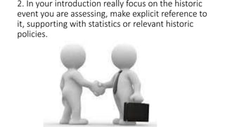 13 easy steps to produce an a standard a2 history coursework | PPTX