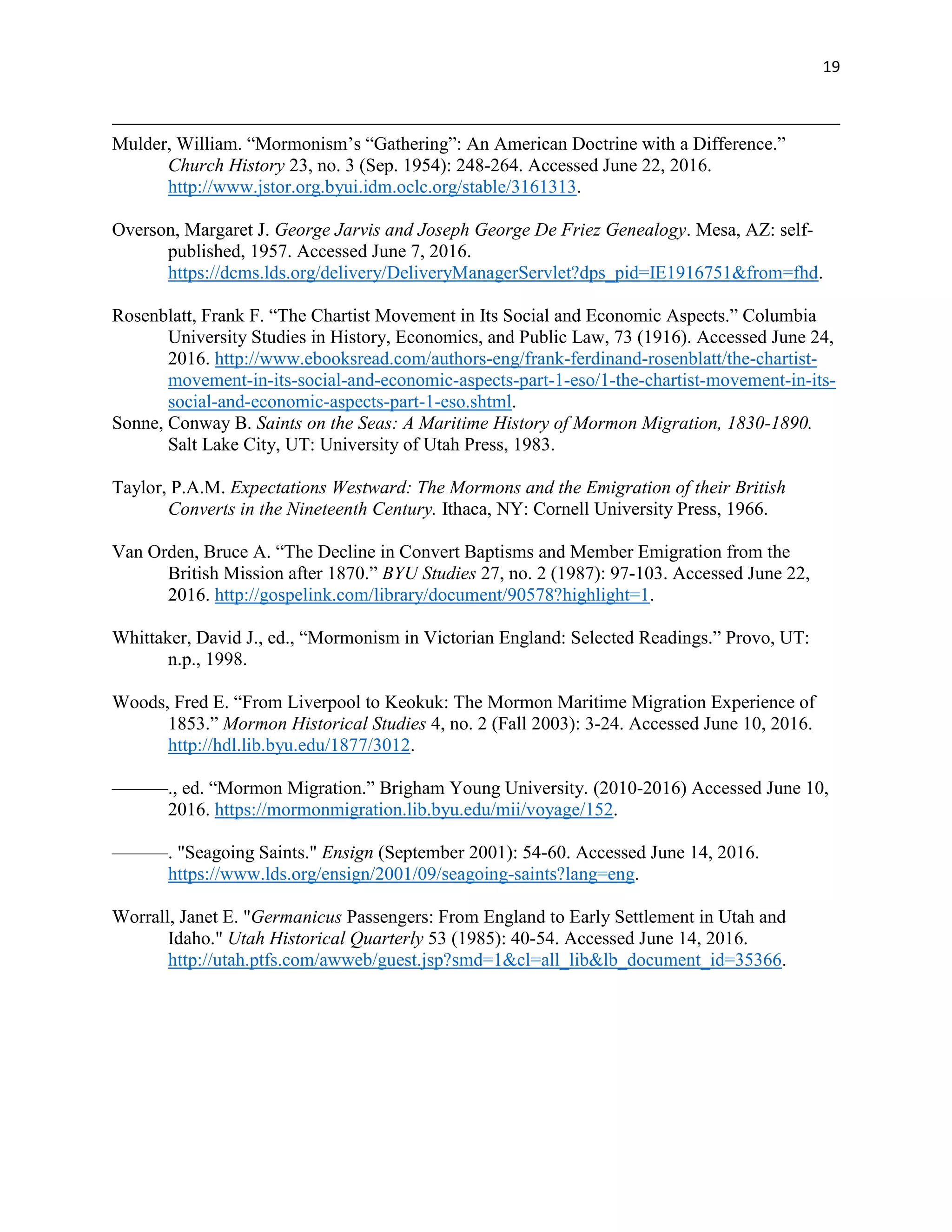 The Push Factors, Pull Factors, and Methods of Latter-day Saint ...