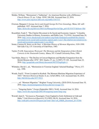 The Push Factors, Pull Factors, and Methods of Latter-day Saint ...