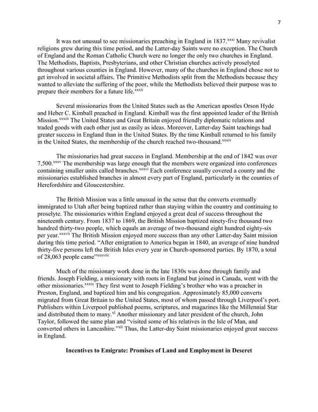 The Push Factors, Pull Factors, and Methods of Latter-day Saint ...