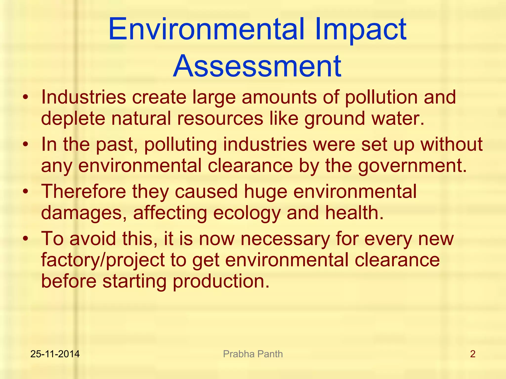 13 environmental impact assessment | PPSX