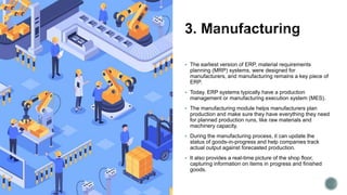 13 ERP Modules and Their Features | PPTX