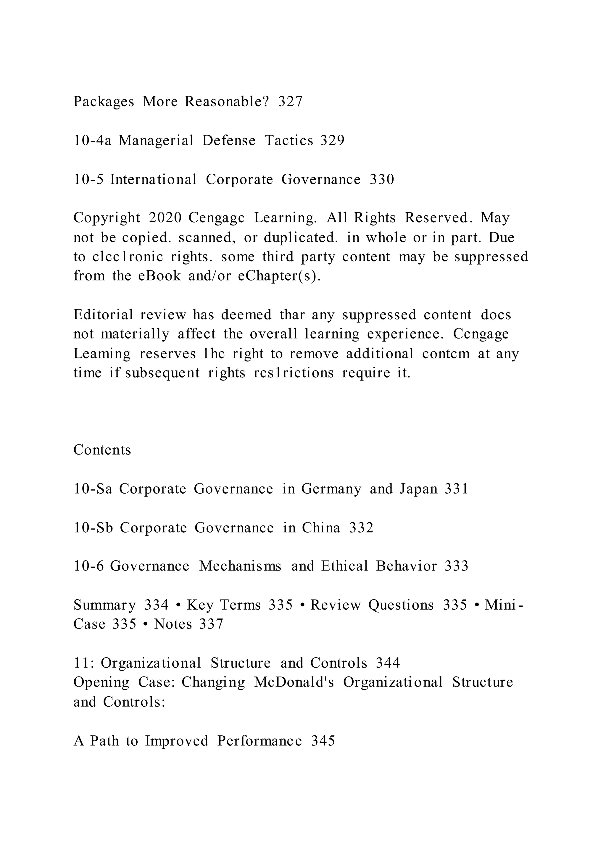 13e STRATEGIC MANAGEMENT Competitiveness & Globalization | DOCX