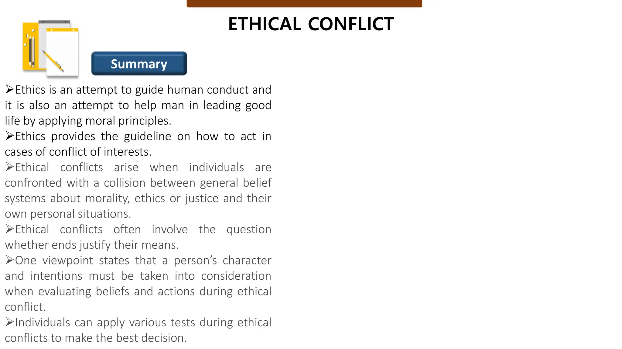 #13 Ethical Conflict.pptx conflict ethical | PPT