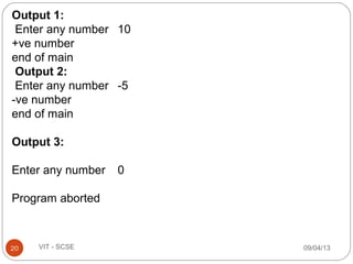 13 exception handling | PPT