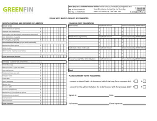 GreenFin Application Forms | PDF