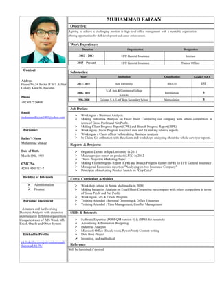 MUHAMMAD FAIZAN - Latest | PDF