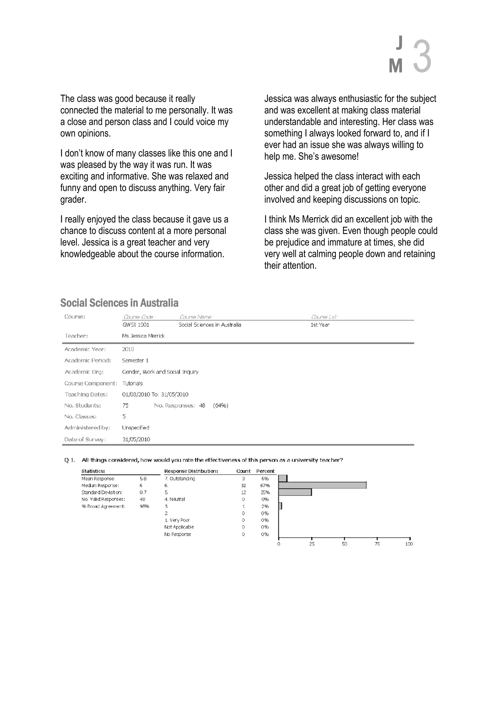 Merrick teaching portfolio | PDF
