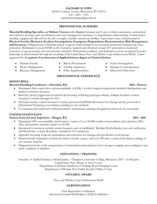 Zachary Epps Final Resume (2) | PDF