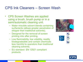 CPS Chemical FESPA | PPT