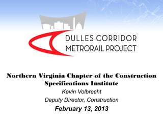 Silver Line Update (February 2013 Meeting) | PPT