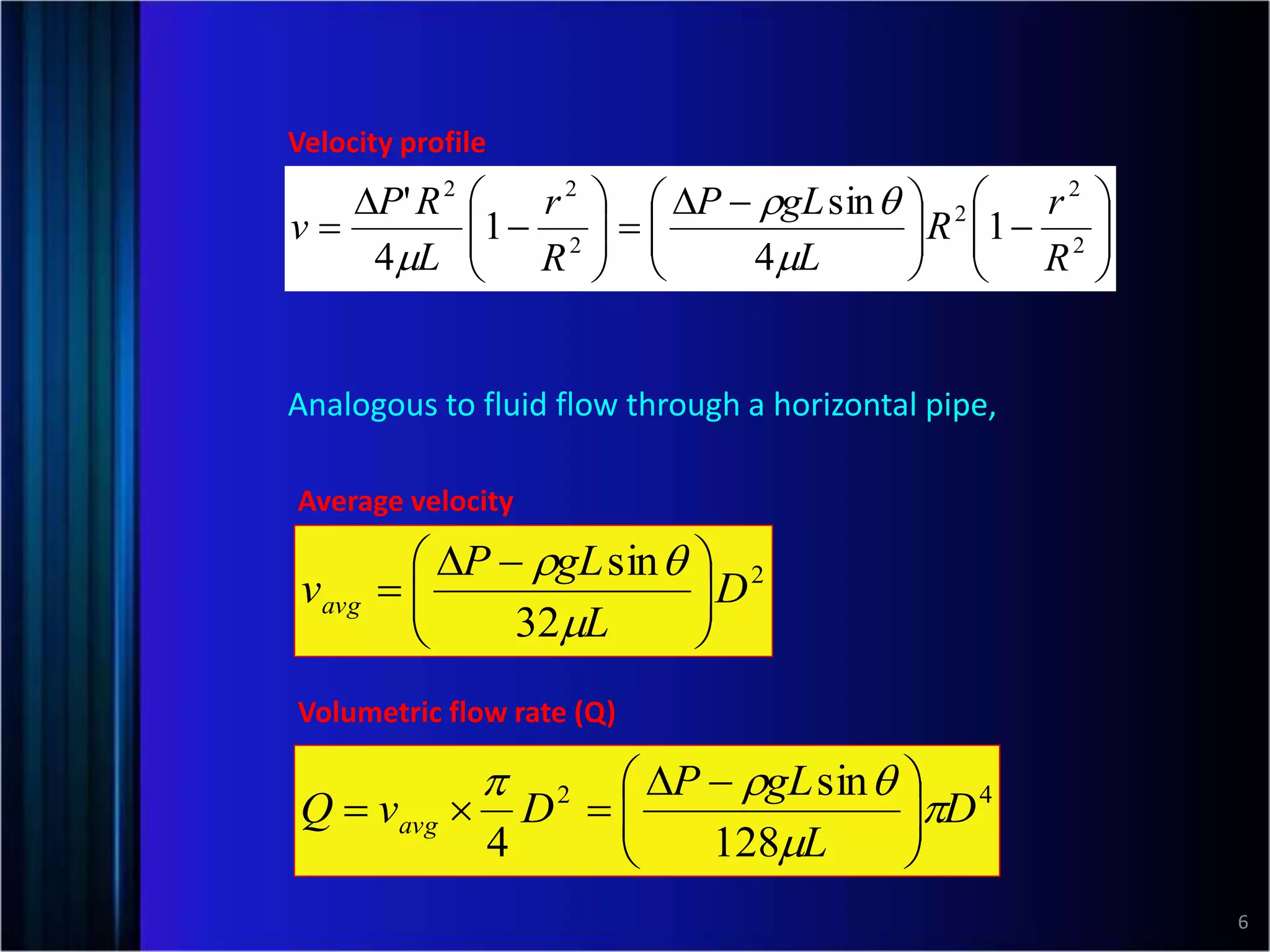 Fluid flow numerical | PPTX