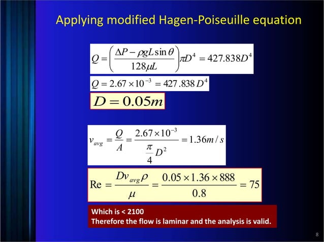 Fluid flow numerical | PPTX | Physics | Science