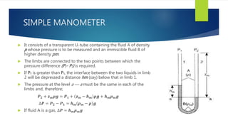 Manometer | PPTX