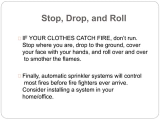 LESSON 13-FIRE SAFETY LESSON IN DISASTER RISK | PPTX