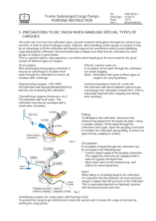 13 Framo Submerged Cargo Pump Purging Routine | PDF