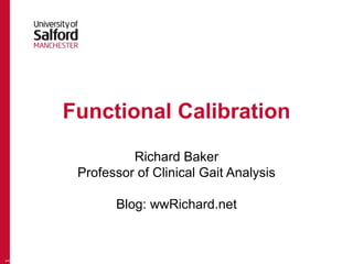 13 functional calibration (nov 2014) | PPT