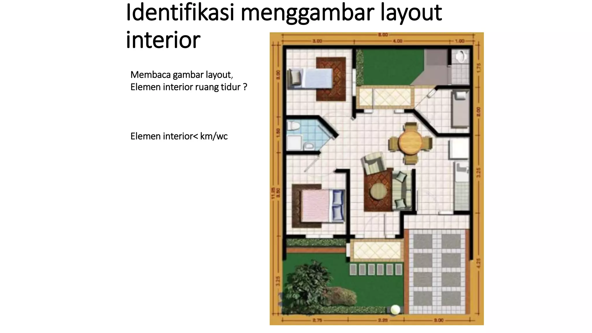 13 gambar layout interior | PPTX