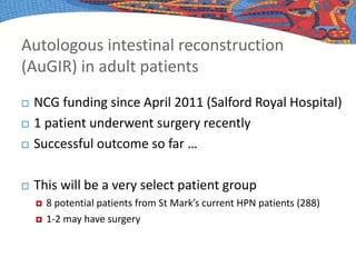 Future Developments in adult Intestinal Failure | PPTX