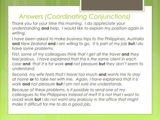 Grammar and editing conjunctions_edited | PPT