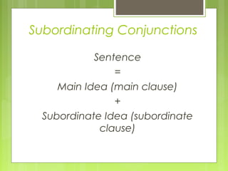 Grammar and editing conjunctions_edited | PPT