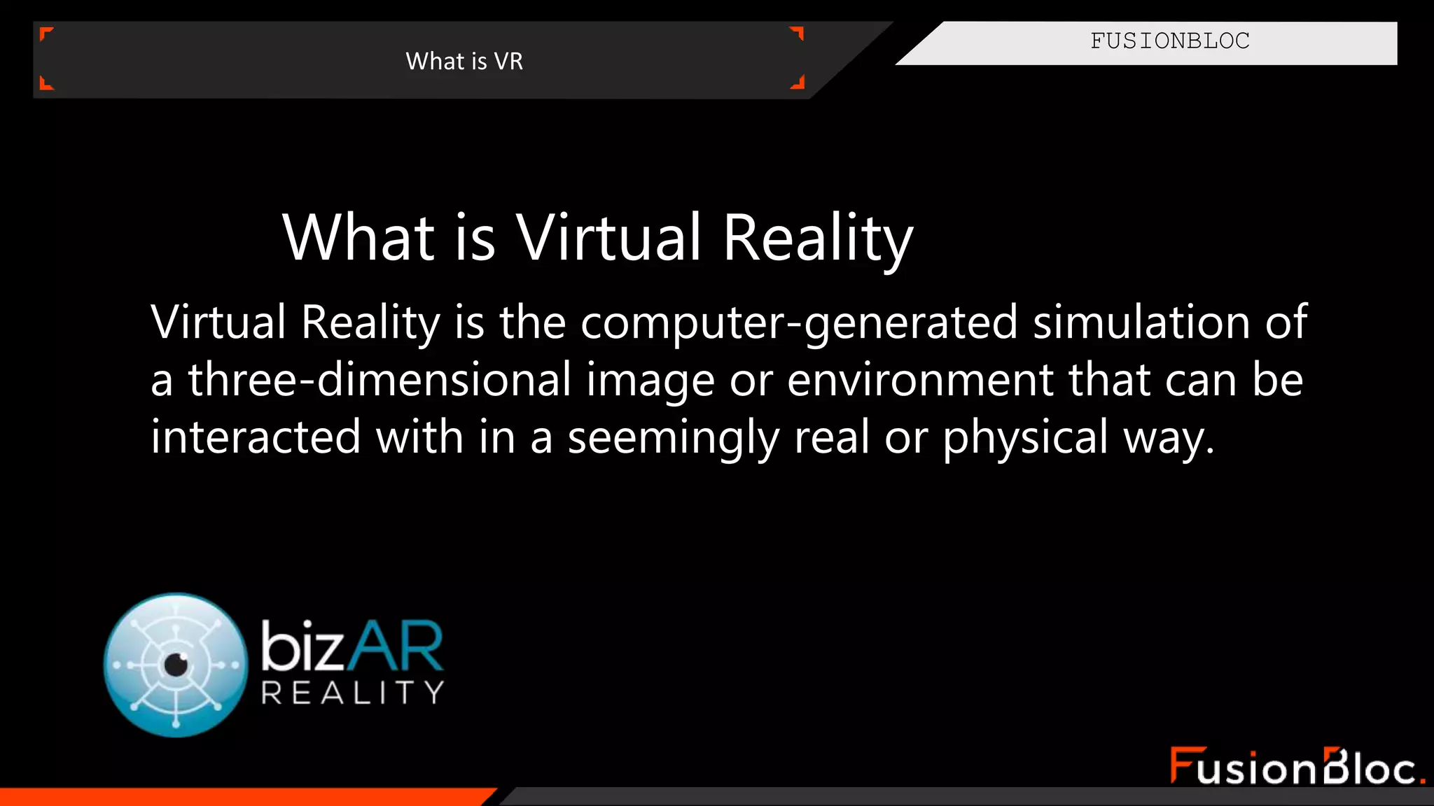 Presentation: Anthony Eva, bizAR Reality | PPSX
