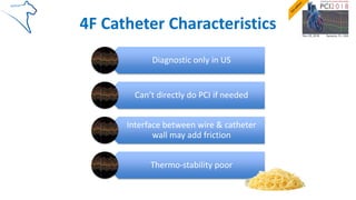 PCI & AimRadial 2018 | FFR using 4Fr catheters: Can Slender Technique ...