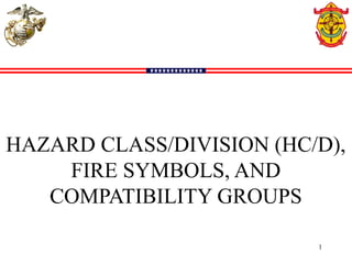 13 HC-D, FIRE SYMBOLS, COMP GROUPS Industry.pptx
