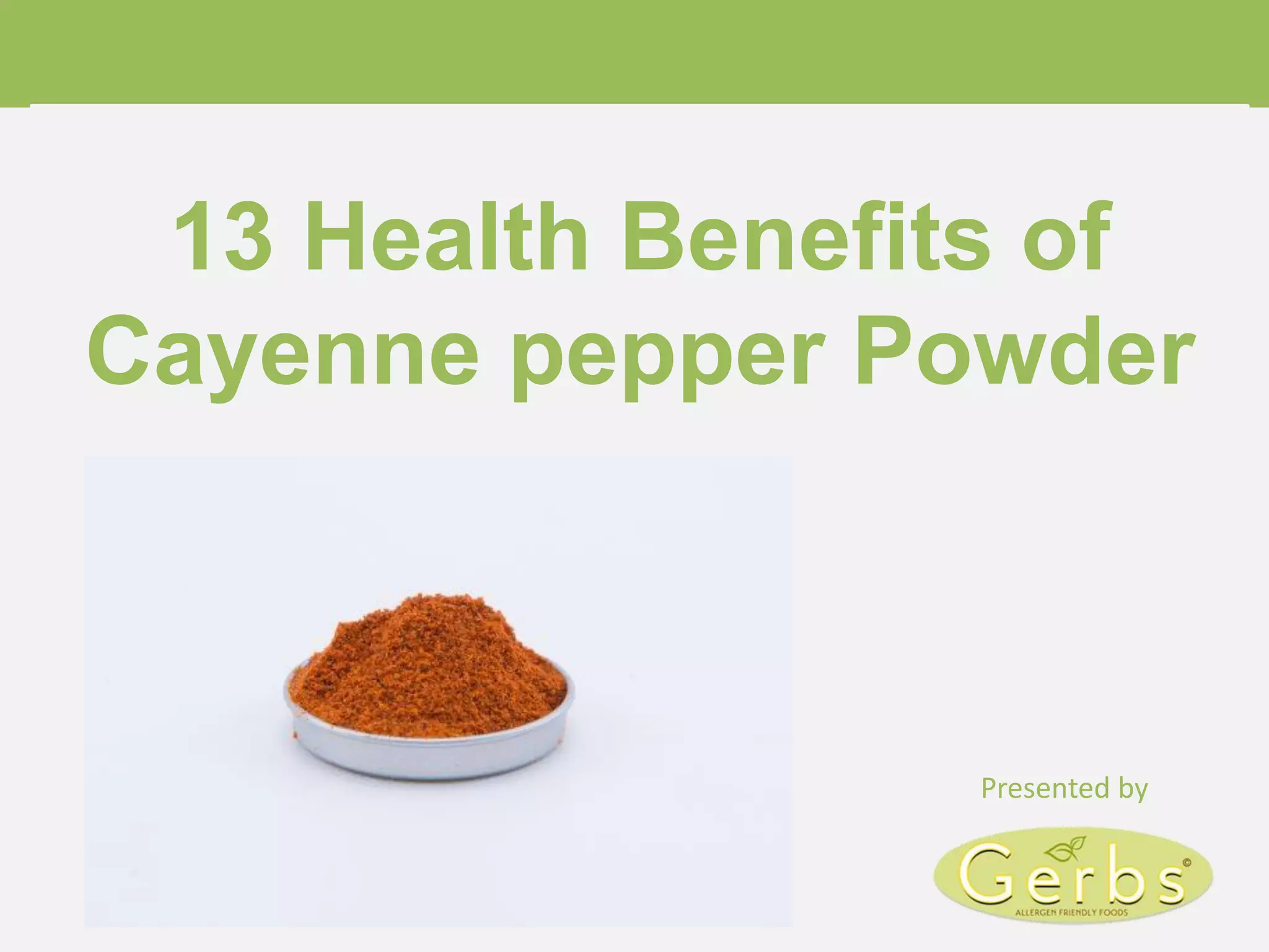 13 health benefits of cayenne pepper powder | PDF | Heart and ...
