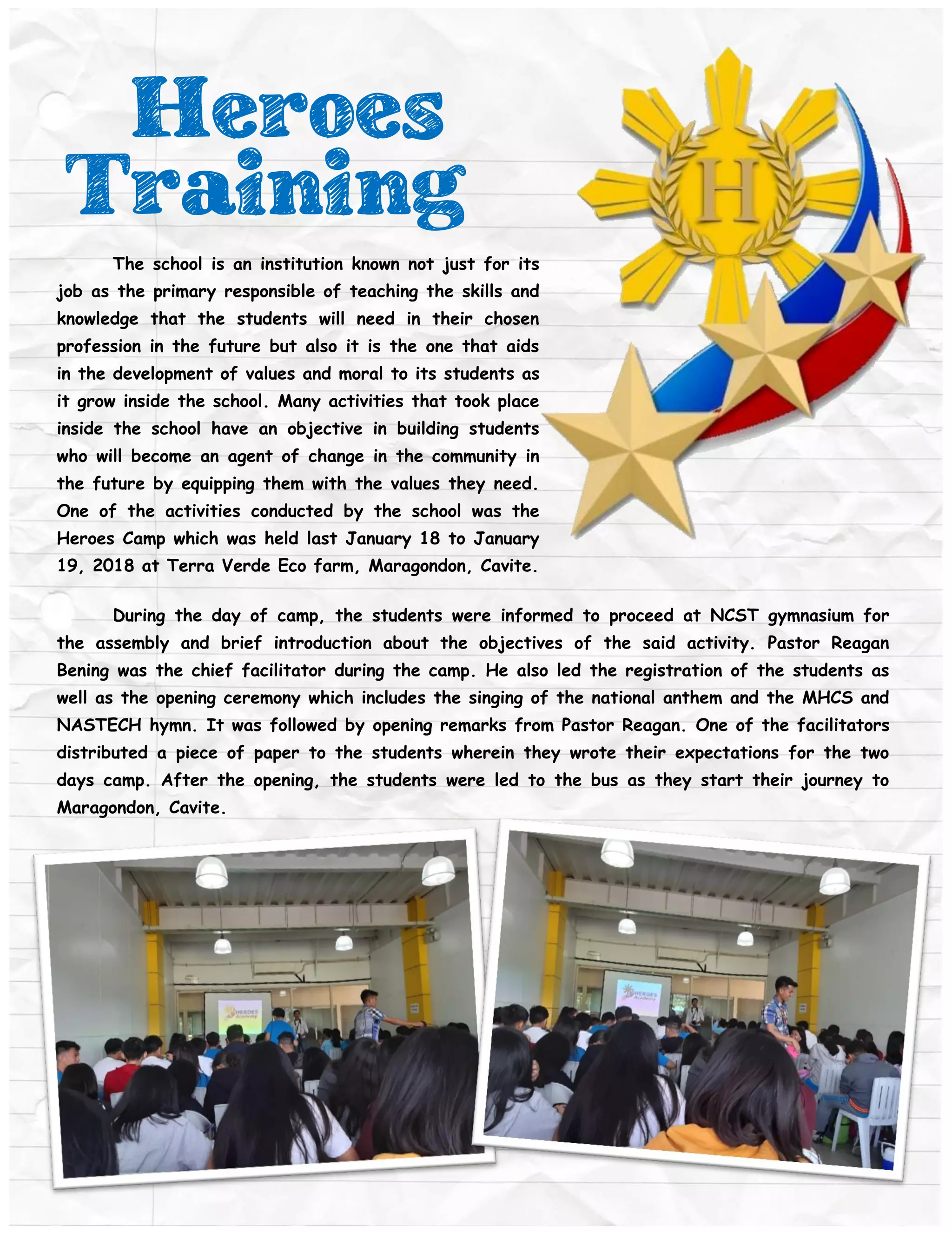 G10 Heroes Camp (Life Skills) | PDF