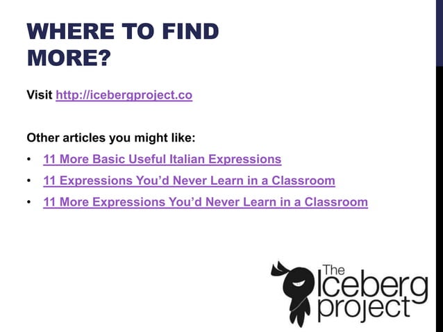 13 hilarious & useful italian expressions | PPTX