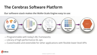 13 Supercomputer-Scale AI with Cerebras Systems | PDF