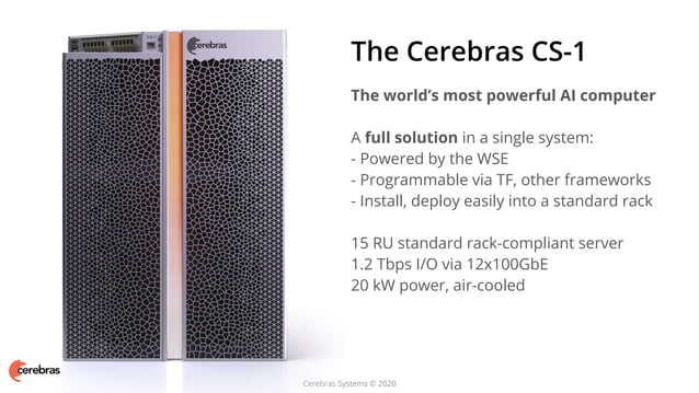 13 Supercomputer-Scale AI with Cerebras Systems | PDF