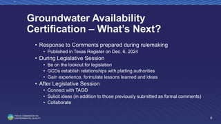 Texas Commission on Environment Quality Updates - Cindy Hooper | PDF