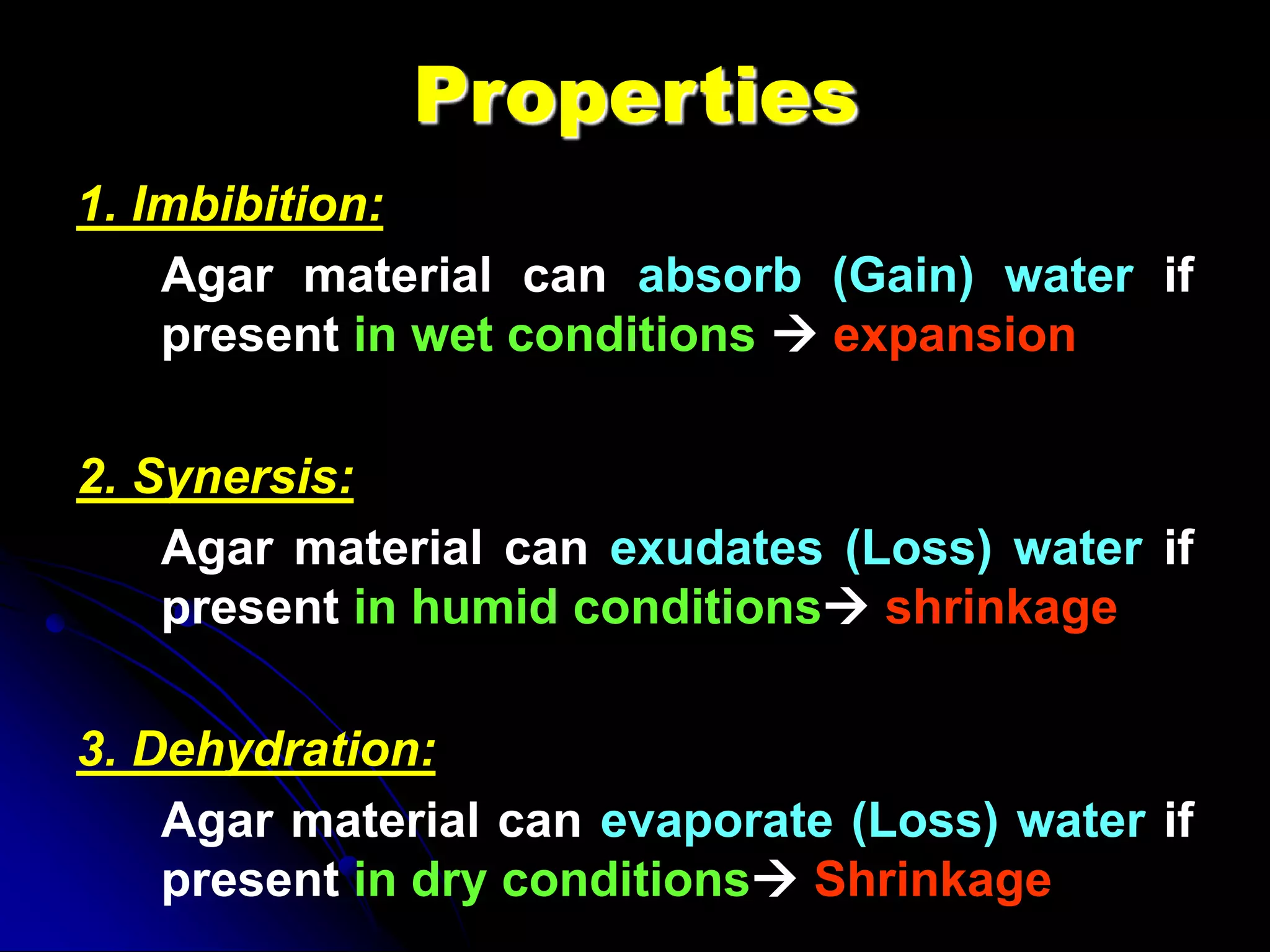 hydrocolloids impression dental material | PPT