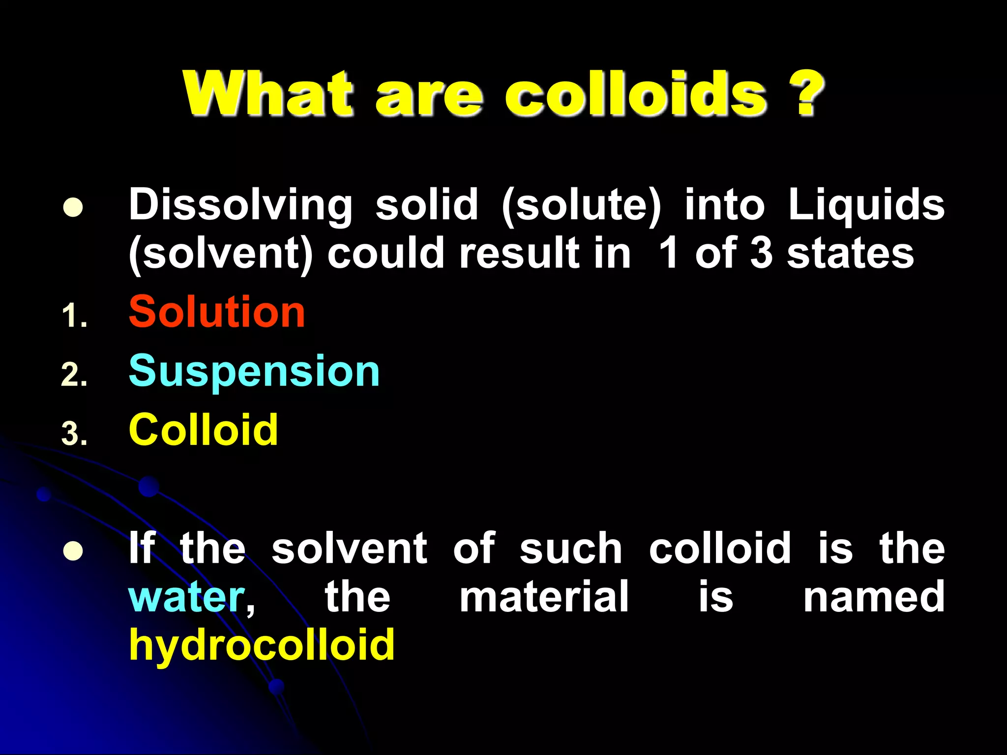 hydrocolloids impression dental material | PPT