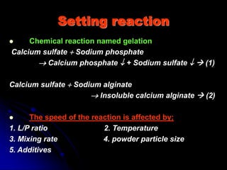 hydrocolloids impression dental material | PPT