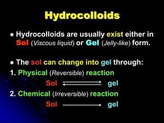 hydrocolloids impression dental material | PPT