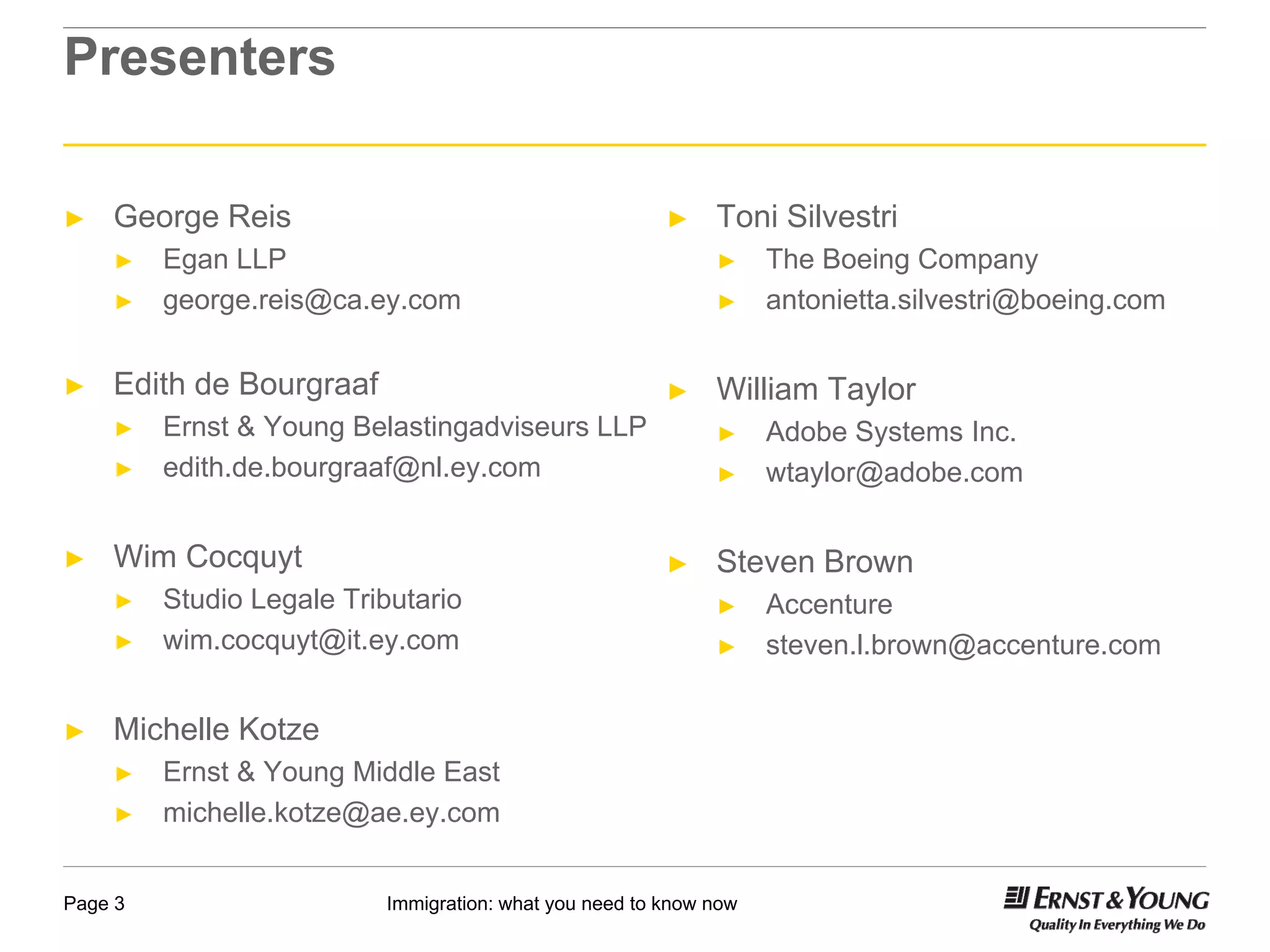 EY Human Capital Conference 2012: Immigration - what you need to know ...