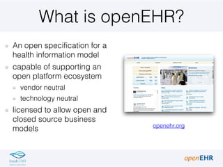 1 3 introduction to open_ehr | PPT