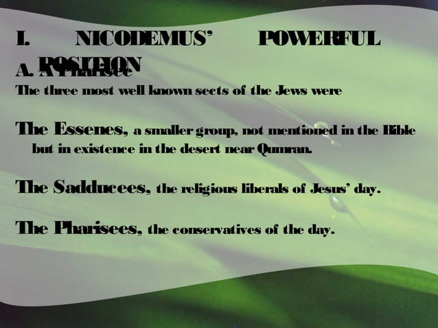 13 John Nicodemus Ppt