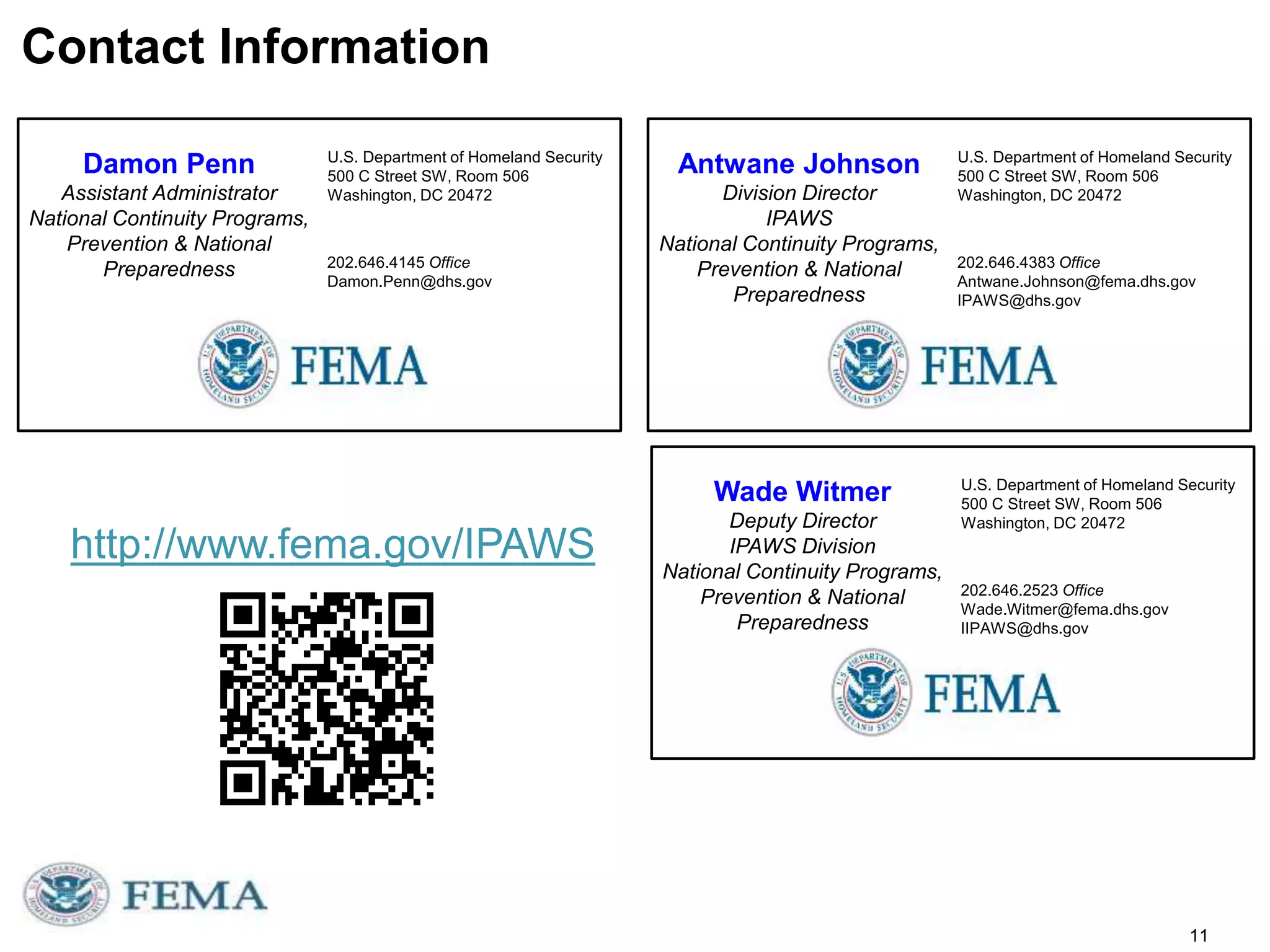 Antwayne Johnson: Alert/Notification Technologies: The Integrated Public Alert and Warning ...