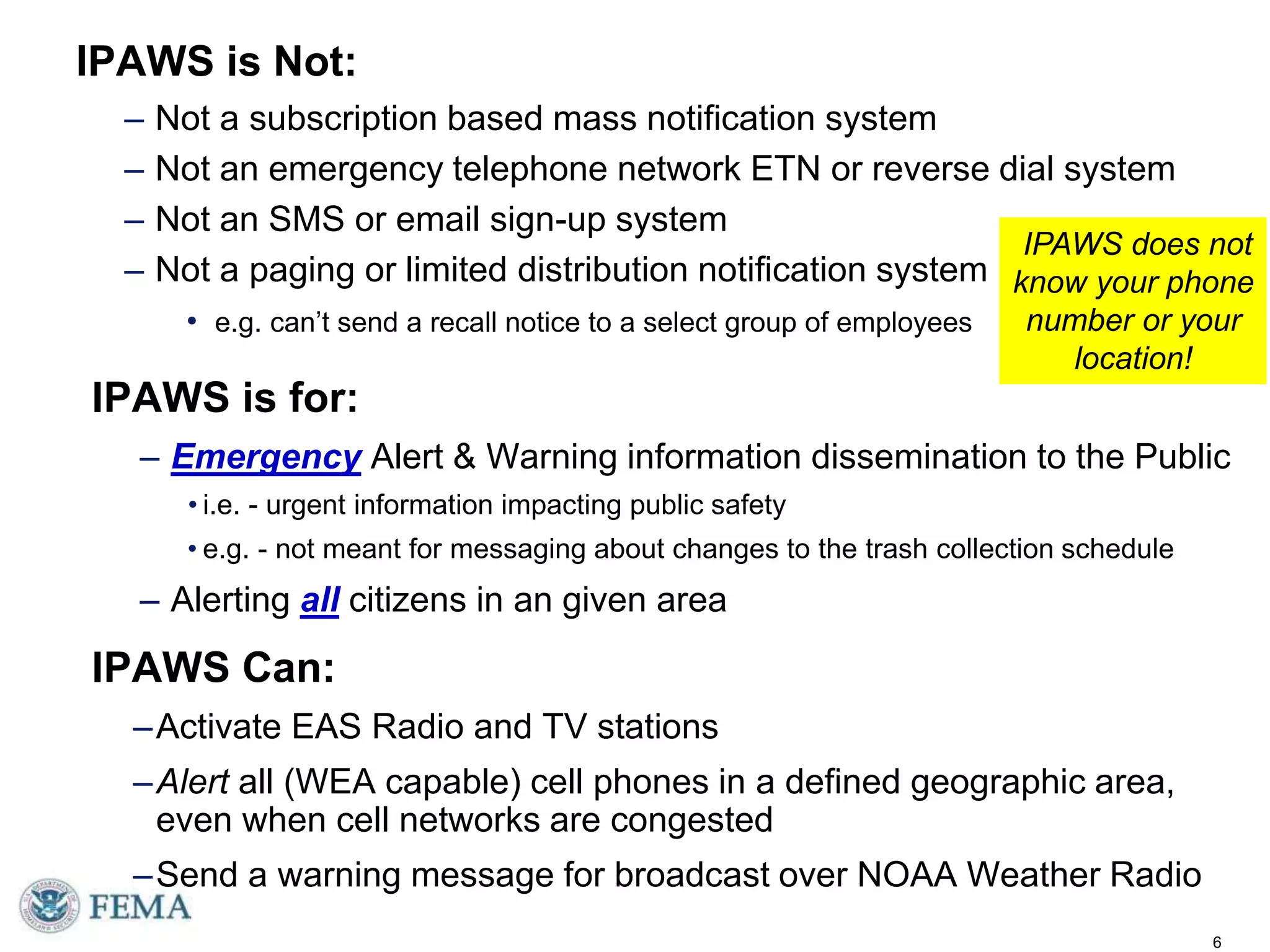 Antwayne Johnson: Alert/Notification Technologies: The Integrated ...