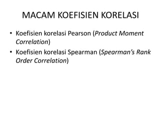 13 koefisien korelasi | PPT