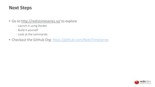 Intro to Redis TimeSeries | PPTX | Technology & Computing