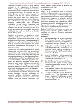 Legal Risks and Preventive Measures in ChatGPT Applications | PDF