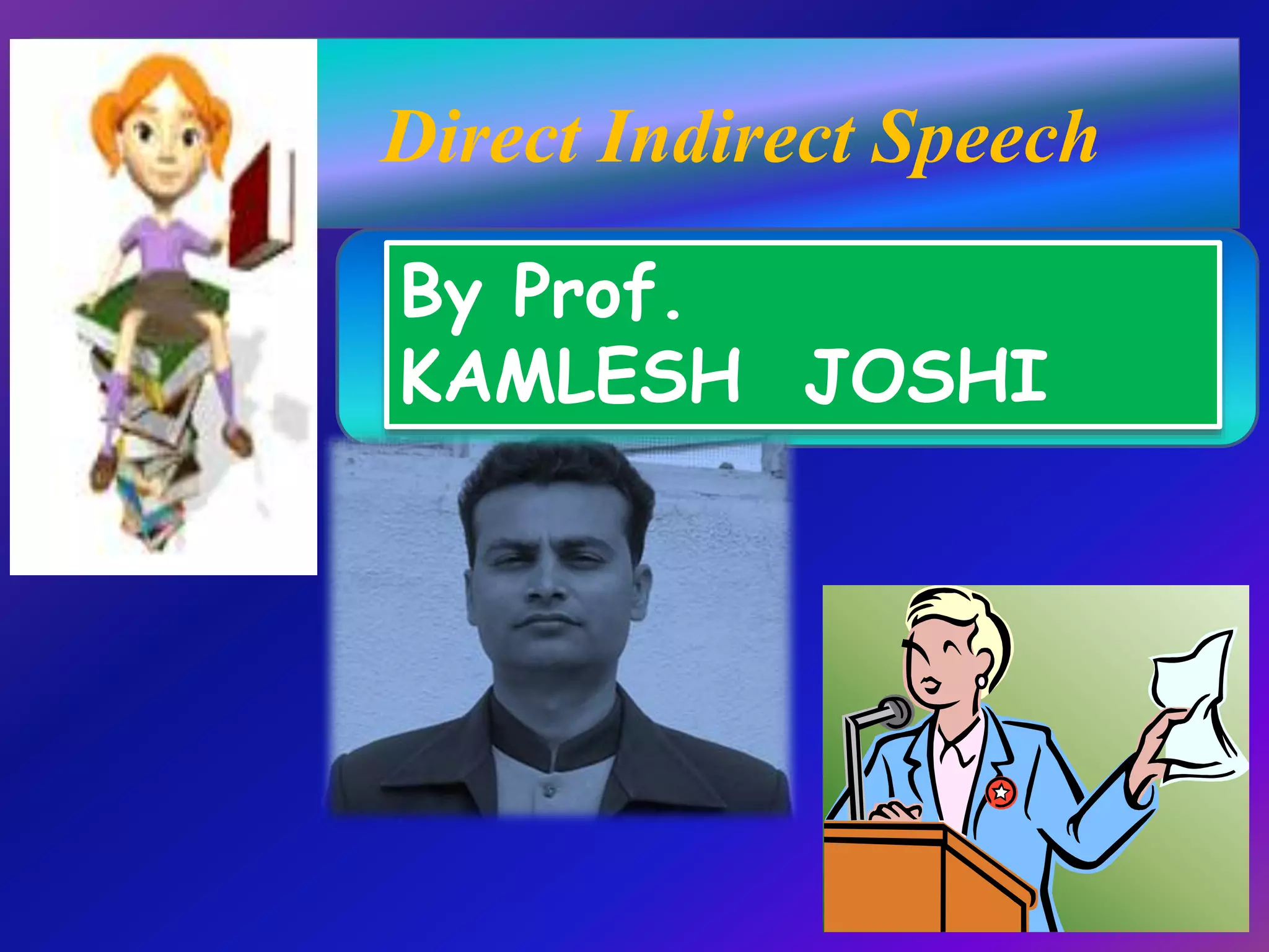 direct indirect speech | PPTX